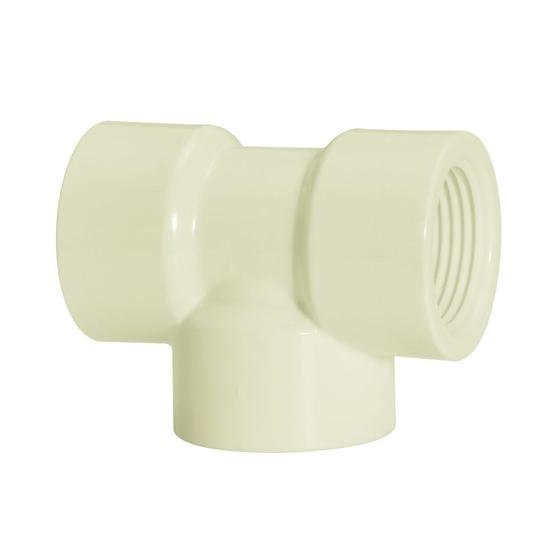 Te Branco Rosca Amanco 1/2" - Conexão Hidráulica T - Magazine Luiza