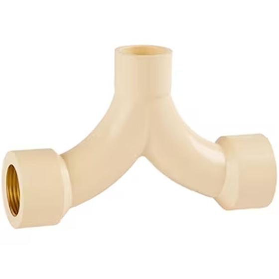 Tê Misturador FFF Super CPVC 22mm x3/4 Amanco - Conexão Hidráulica T ...