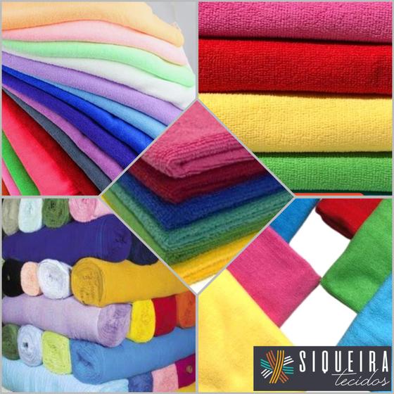 Tecido Atoalhado de Microfibra (vendas a partir de 0,50 cm x 1,40 m de ...