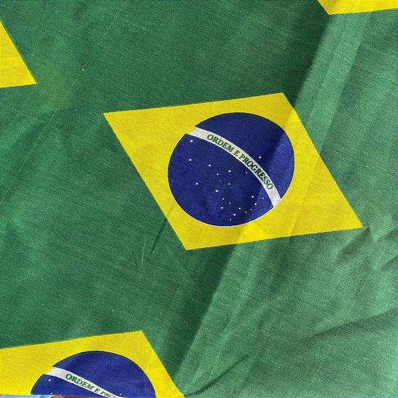 Tecido Estampado Mini Bandeiras do Brasil 0,90x2,40m Copa do Mundo ...