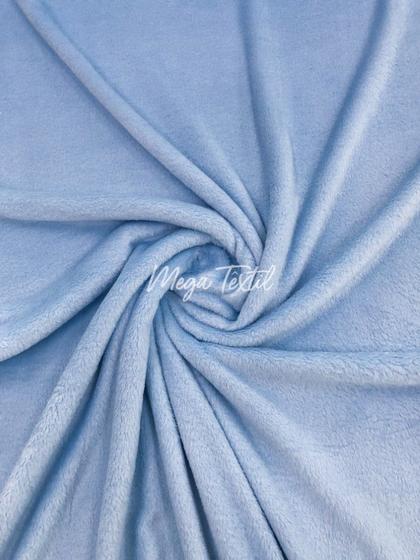 Tecido Fleece Azul Bebê 1.00 mt x 1.50 mt - Mega Têxtil - Tecidos ...