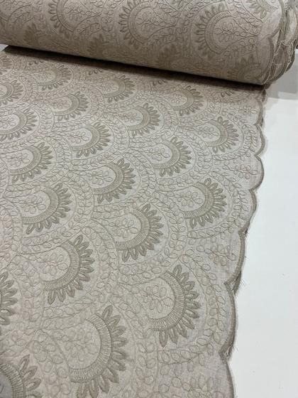 Tecido Linho Bordado 1m x 1,4m - Impacto tecidos - Tecidos - Magazine Luiza