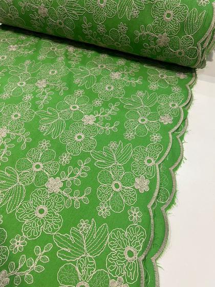 Tecido Linho Bordado 1m x 1,4m - Impacto tecidos - Tecidos - Magazine Luiza