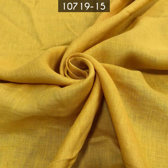 Tecido Linho Puro 100% Linho Mostarda - Ribnits - Tecidos - Magazine Luiza