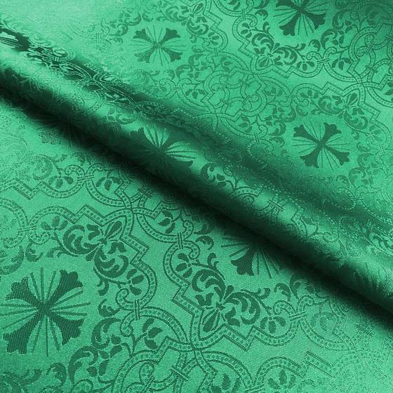 Tecido Litúrgico Adamascado Koine 1,5m larg des 781 - Verde - Italytex ...