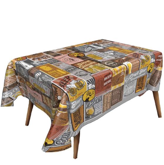 Tecido Plástico Térmico Estampado Boteco - 1,4m Largura - Tecidos ...