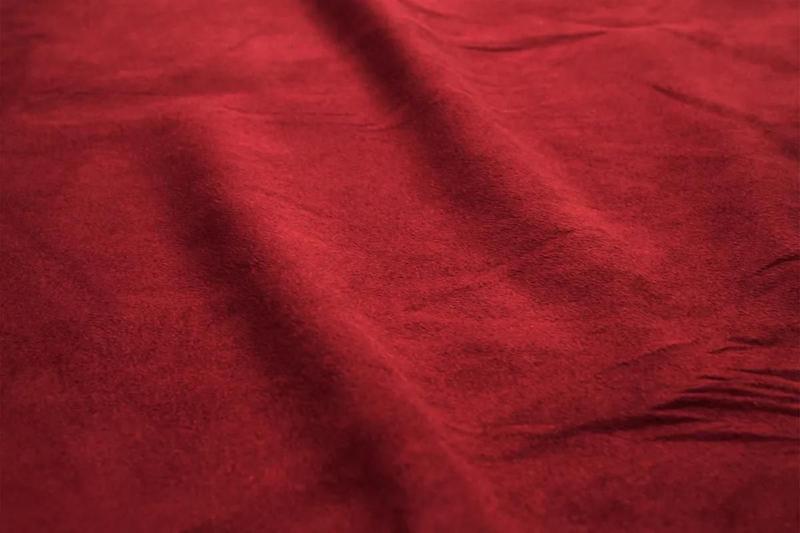 Tecido Suede Nobuck Premium 1 Metro Vermelho Escuro - Calmart - Tecido ...