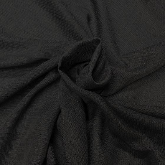 Tecido Voil Gaze de Linho Flame Preto 3m Largura - Voil Flame Gaze de ...