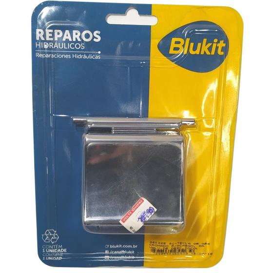 Tecla de abs cromada p/acabamento - reparo hidráulico - BLUKIT - Reparo ...