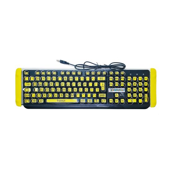 Teclado Adaptado e Ampliado com Colmeia de Acrílico - Salamanca ...