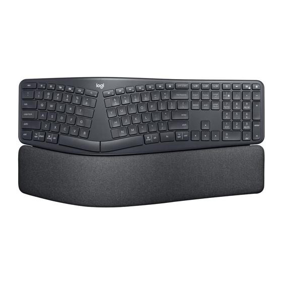 Teclado Ergonômico sem fio Multi-dispositivo Logitech Ergo K860 ...