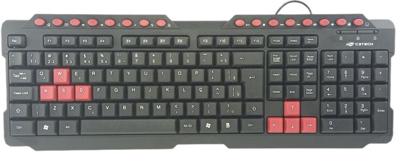 Teclado Gamer C3Tech KG-10m Teclas Multimídia Coloridas - C3 Tech ...
