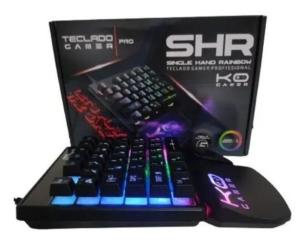 Teclado Gamer De Uma Mão One Handed Led Rgb - Mbtech - Teclado Gamer ...