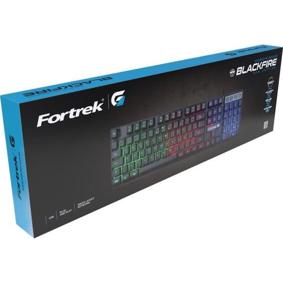 Teclado gamer fortrek blackfire new - Teclado - Magazine Luiza