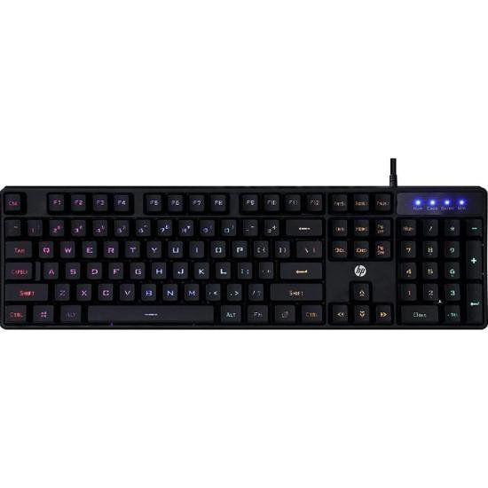Teclado Gamer HP K300 USB Led Preto - Teclado - Magazine Luiza