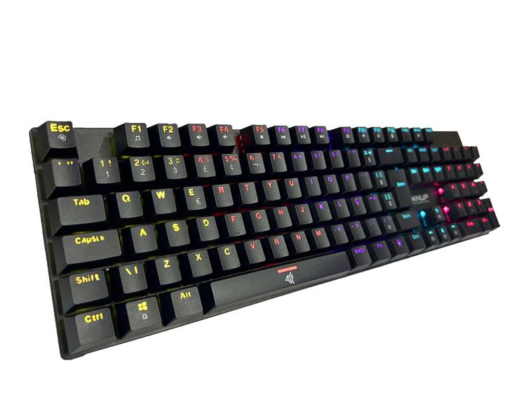 Teclado Gamer Mecânico Blue Switch Led Rgb Usb Pc Videogame - Knup ...