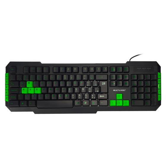 Teclado Gamer Membrana Hotkeys ABNT Multimídia Multilaser Lacrado ...