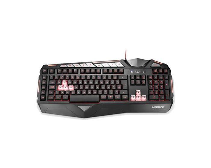 Teclado Gamer Multilaser Warrior Semi Mecânico ABNT2 Preto com LED ...