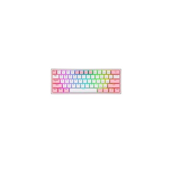 Teclado Gamer Redragon Fizz Pro K616 Rgb Wp Com E Sem Fio Ingles Branco ...