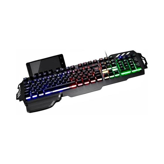Teclado Gamer Warrior Multilaser Semi Mecanico Led Tc210 - Teclado ...