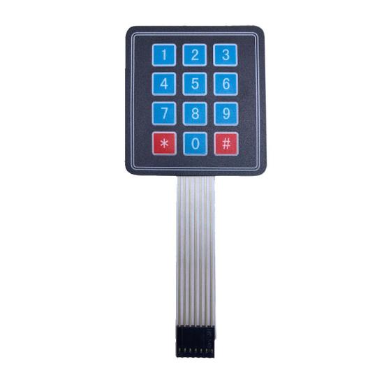 Teclado Matricial Membrana 12 Teclas Arduino - Eletronica Castro ...