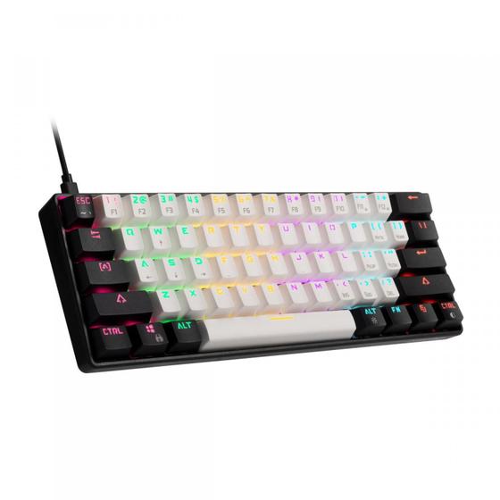 Teclado Mecânico Gamer 60% Gamdias Aura GK2 WB RGB Switch BLUE - Teclado - Magazine Luiza