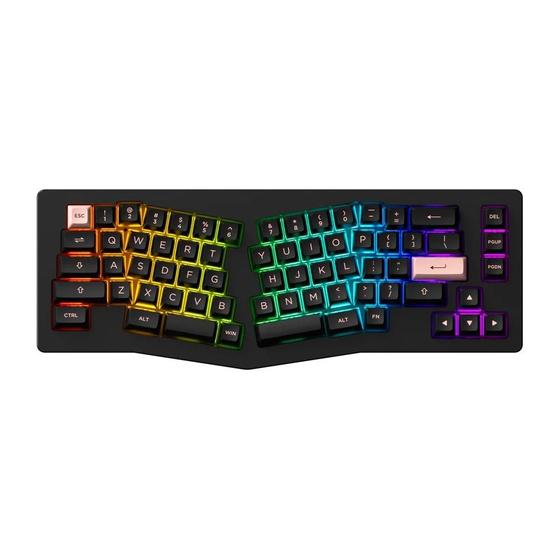 Teclado Mecânico Gamer Akko ACR Pro ALICE-S, Switch Crystal, N-Key ...