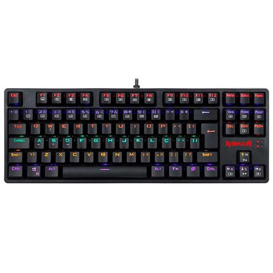 Teclado Mecânico Gamer Redragon Daksa - ABNT2 - Switch Outemu MK2 Azul ...