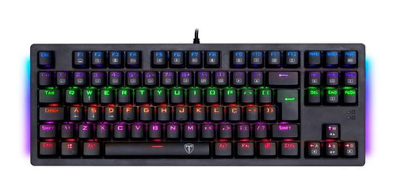 Teclado Mecânico Gamer T-Dagger Bali, LED, Switch Outemu Blue, ABNT2 ...
