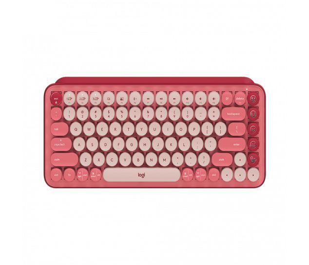 Teclado Mecânico Sem Fio Logitech Pop Keys Rosa - Teclado - Magazine Luiza