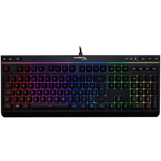 Teclado Membrana Gamer Hyperx Alloy Core RGB ABNT2 Preto - Teclado ...