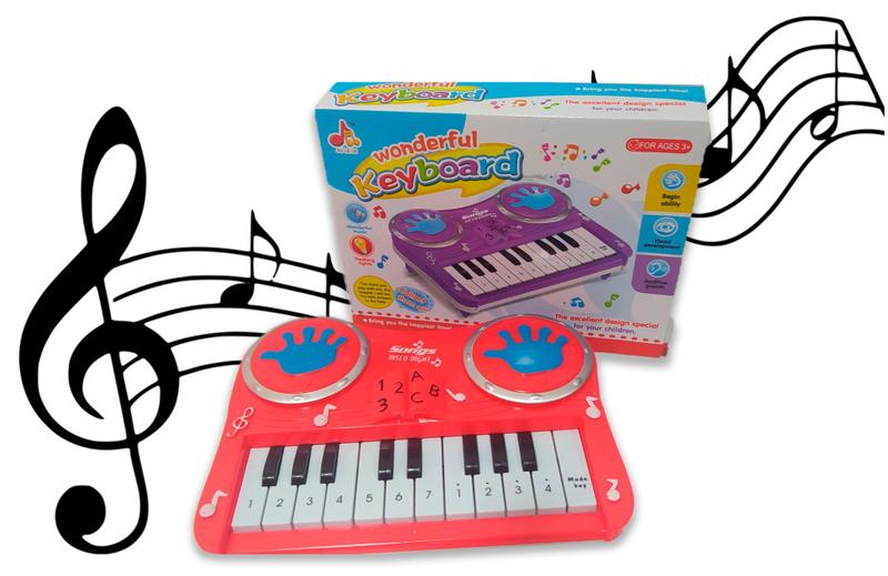 Teclado Mini Piano Musical Educativo Brinquedo Bebe Infantil - Teclado ...