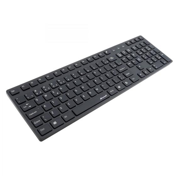 Teclado Multimídia Slim USB Preto Com Película Protetora Fortrek MK-601 - Teclado - Magazine Luiza