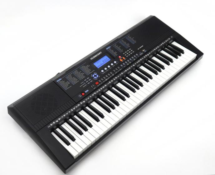 Teclado musical concert c-300 5/8 61 teclas entrada usb - Teclado ...