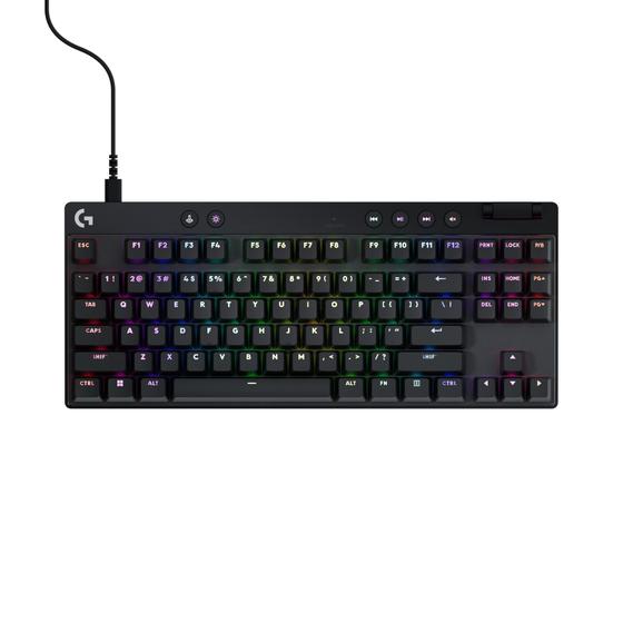 Teclado para jogos Logitech G PRO X TKL Rapid Tenkeyless Black ...