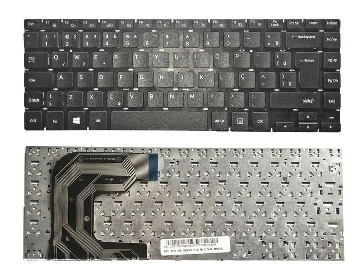 Teclado Para Notebook Samsung Np370e4k Padrão Brasil - KEYBOARD ...