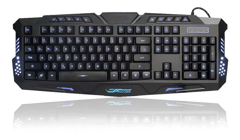 Teclado Retroiluminado Gamer Multimídia Led - B-MAX - Teclado Gamer ...