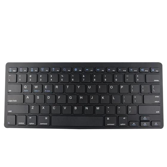 Teclado Sem Fio Bluetooth Keyboard Preto BK-880 - RR Relog's - Teclado ...