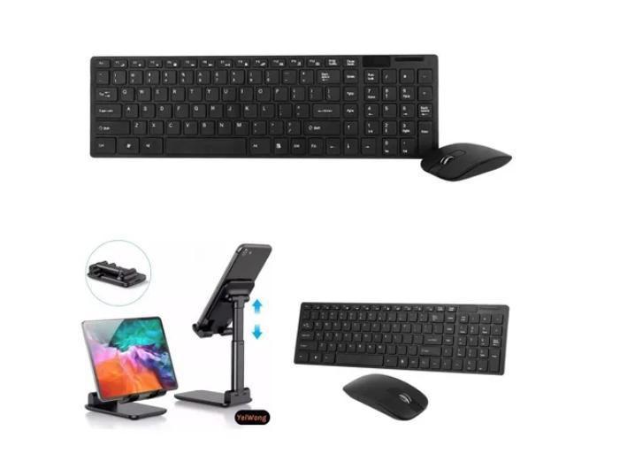 Teclado Sem Fio + Suporte + Mouse P Tablet Sm Galaxy Tab A7 - Lemox ...