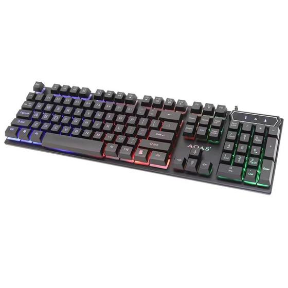 Teclado Semi Mecânico Gamer Led Rgb Usb Gaming Keyboard M-800 - keedi ...