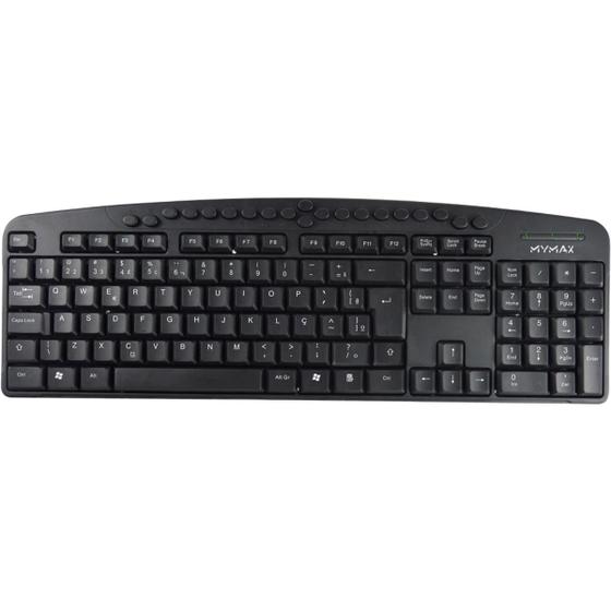 Teclado Usb Abnt Ii Pc Notebook Computador Multimídia Pt-br - PDIMPORT ...