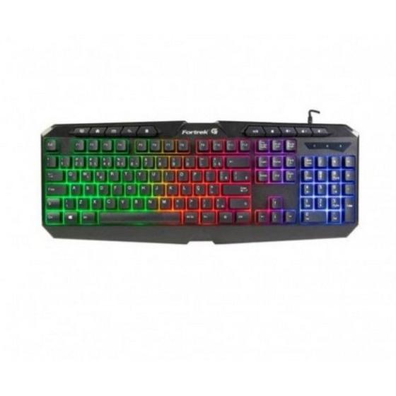Teclado USB Fortrek Gamer Multimidia USB Spider Black - Teclado ...