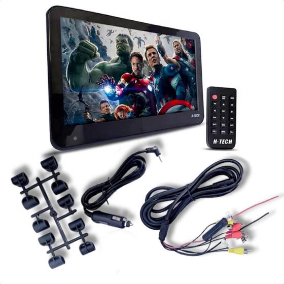 Tela de Encosto 10 Polegadas Acoplar Full HD ET1000 Touch Bluetooth USB SD Card Aux Espelhamento ...