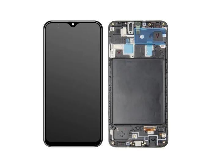 Tela Display A20 ORIG. C/ ARO - SAMSUNG - Peças para Celular - Magazine ...