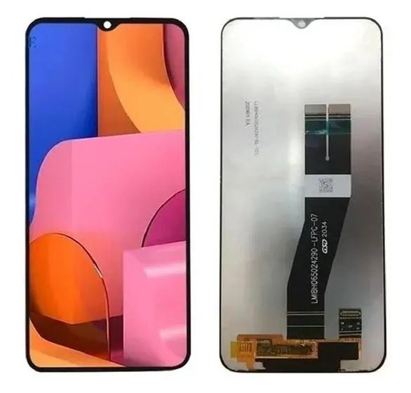 Tela display frontal lcd compatível galaxy a02 a02s / a025 - preto ...