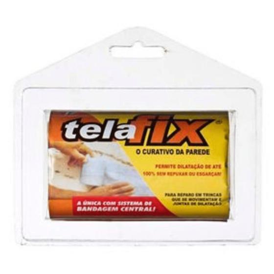 Tela Fix para Trincas Fissuras Forros Paredes 100Mmx30Mmx5Mts ...