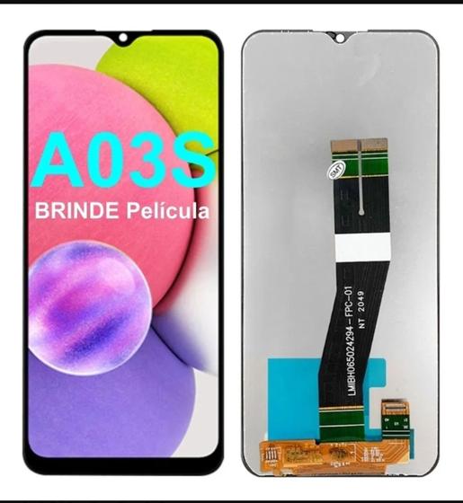 Tela Frontal Touch Display Para A03s A037sm/ds + Pelicula - Sansung - Película para Celular ...