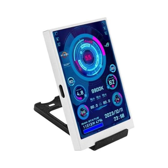 Tela IPS Tipo C De 3,5 Polegadas 480x320 Monitor CPU GPU RAM HDD USB ...