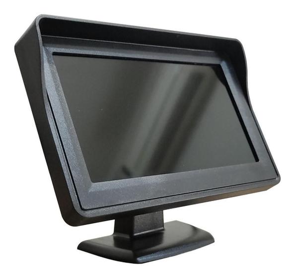 Tela Monitor Automotivo Colorido Veicular 4.3 Lcd Entrada - It Blue ...