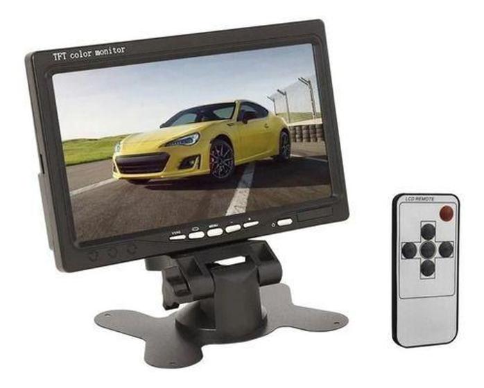 Tela Monitor Veicular LCD 7 Polegadas Digital com Controle - TFT - Monitor Automotivo - Magazine ...